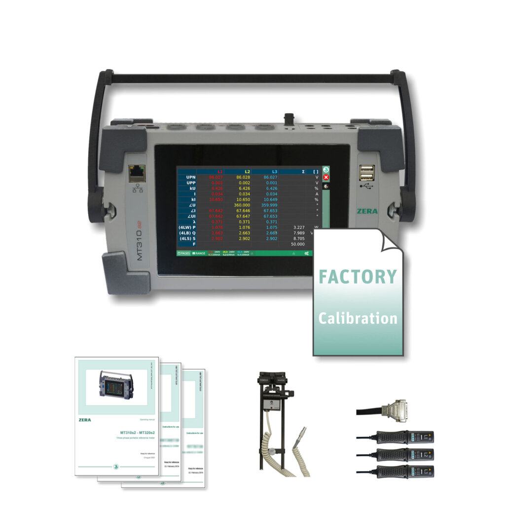 MT310s2 Standard Set Portable Test Meters, Meter Testing - ZERA GmbH